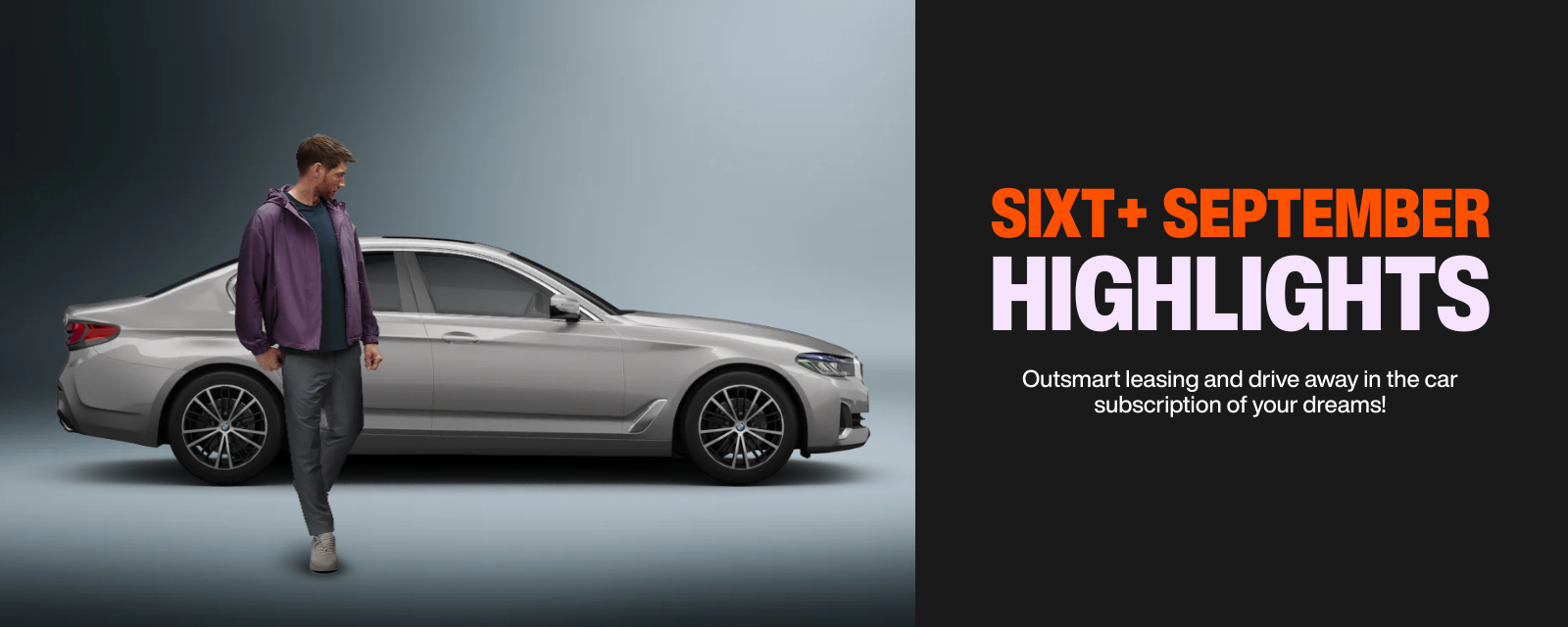 Car Subscription Service from SIXT+ | Get Flexibility and Choice